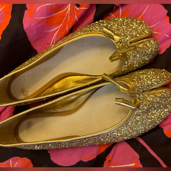 Maison Martin Margiela | Shoes | Rare Gold Glitter Maison Margiela Tabi Ballerina Flat | Poshmark